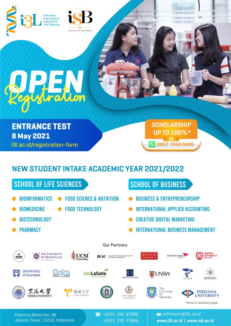 International Campus i3L Entrance Test - i3l Starts September 2021